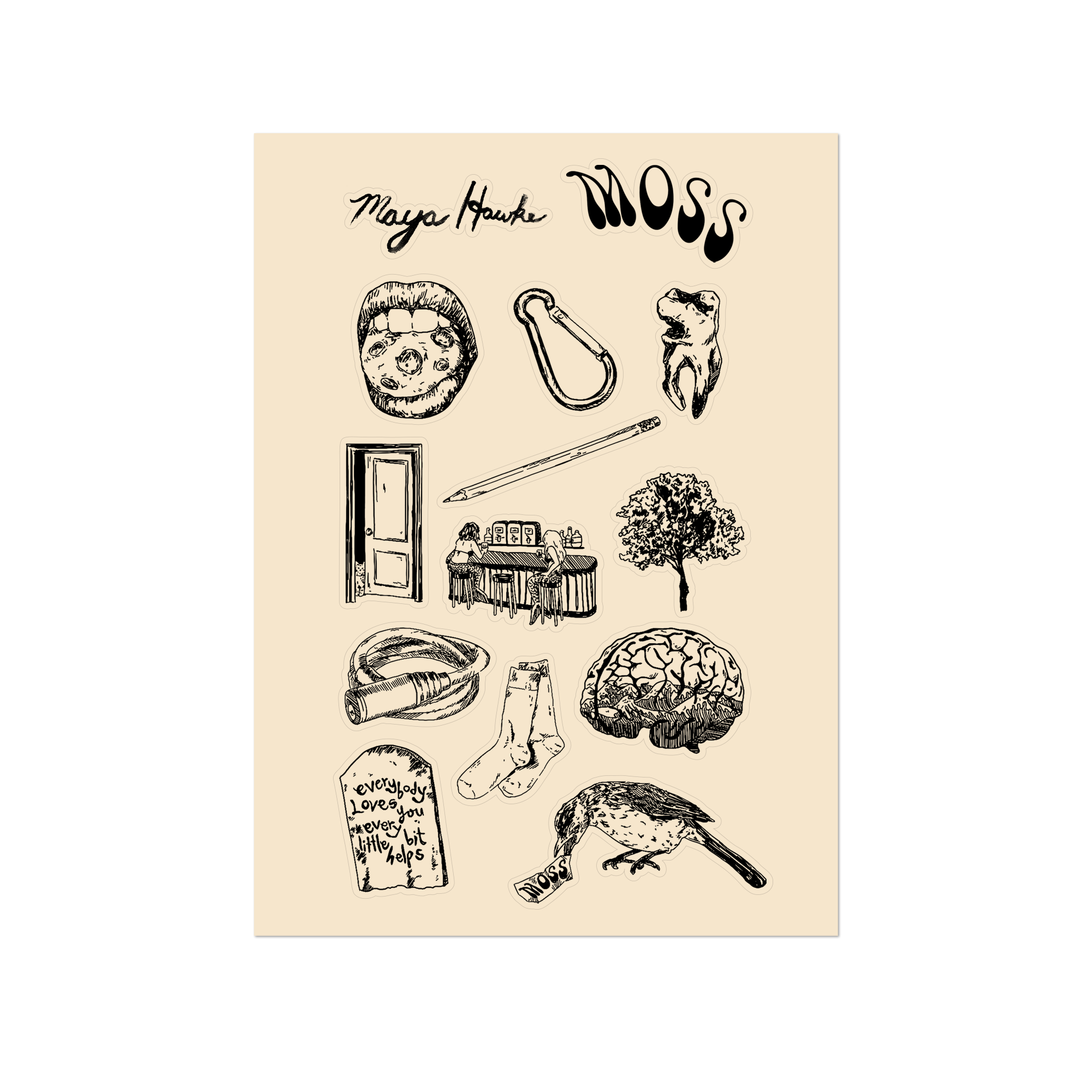 Sticker Sheet – Maya Hawke